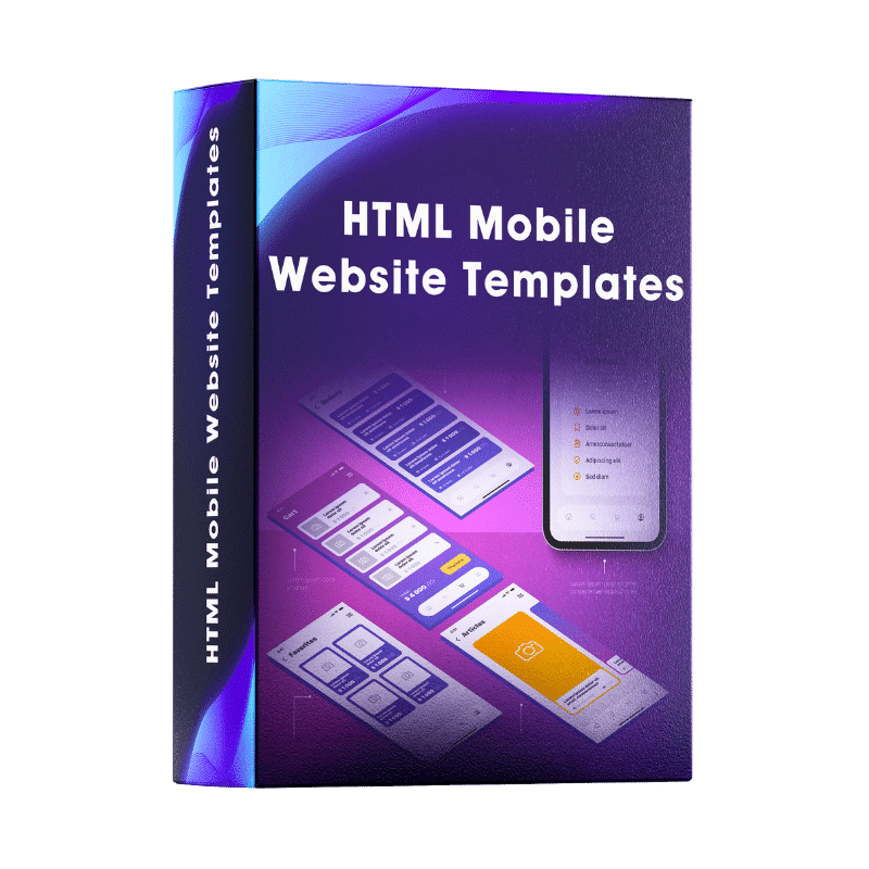 HTML Mobile Website Templates – Toolverge